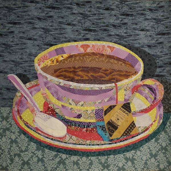 SWEET TOOTH DRAGON Quilt Pattern, Dragon Fabric Collage, Applique - Etsy