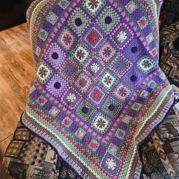 The Seed Packet Blanket Crochet Pattern - Etsy