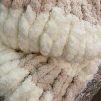 Chunky Rug, Chunky Knit Carpet, Giant Knit Throw, Jumbo Knit Carpet ...