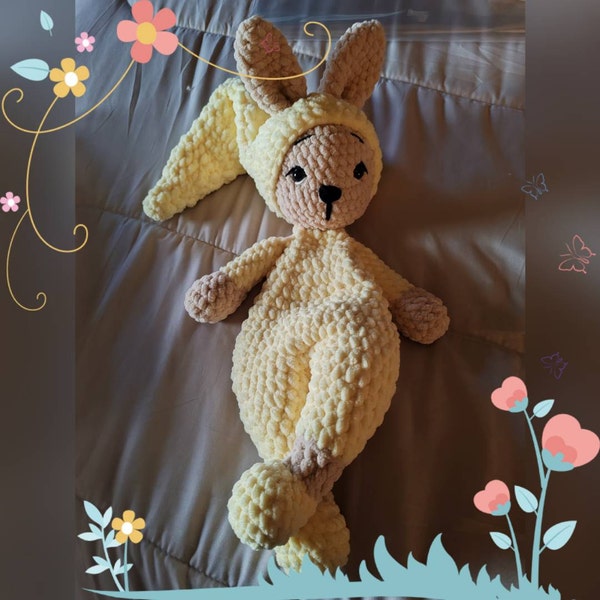 DOR Bunny Amigurumi/crochet Rabbit/ Easy Crochet Pattern/low Sew /plush ...