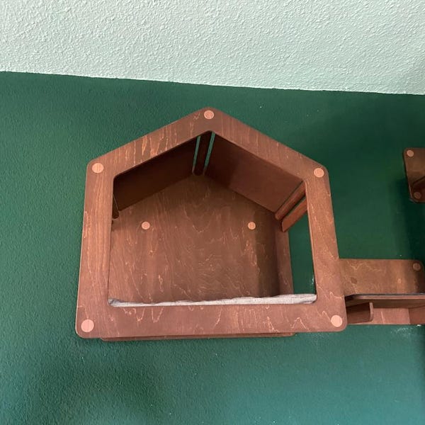 Wall Decor Cat House Modern Wall Mounted Cat Bed Cat Shelves Cat Shelf ...