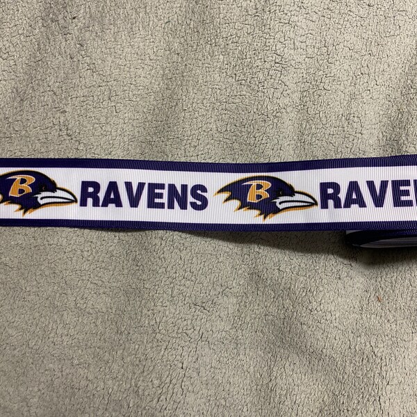 Baltimore Ravens Inspired Grosgrain Ribbon And/or Coordinating 1 ...