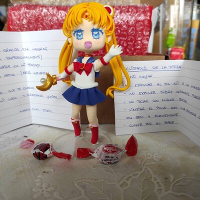 Yanfei Genshin Impact Chibi Figure Handmade Doll Anime - Etsy España