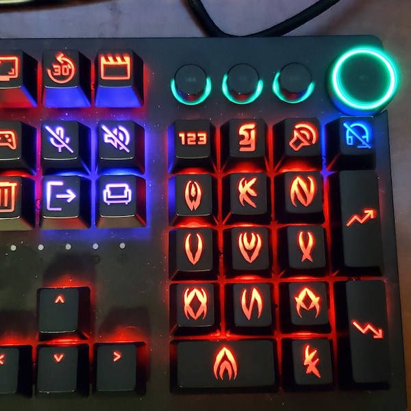 Moonlander Keyboard Backlit Keycap Pack - Etsy