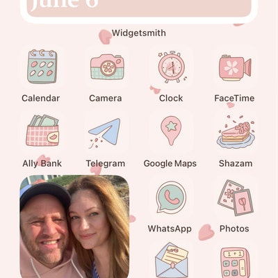 CUTE SAKURA Hand Drawn Icon Pack With Wallpapers Cherry Blossom App ...