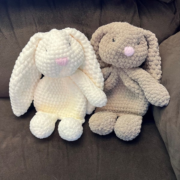 Sleepy Bunny Rag Doll Crochet PATTERN / Pattern Only / Crochet Pattern ...