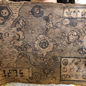 Zelda Map, Termina Map, Hyrule Map, Legend of Zelda, Majoras Mask ...
