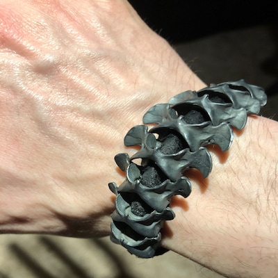 SPINAL CORE Cast Bone Statement Bracelet - Etsy