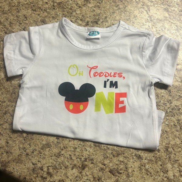 Mickey Mouse 1st Birthday PNG SVG: Oh Toodles Sublimation Art & Cut ...