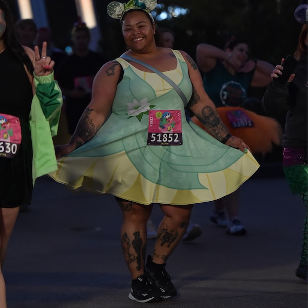 Bayou Princess Skater Dress: Nature-inspired Swamp Chic Fairy Tale ...