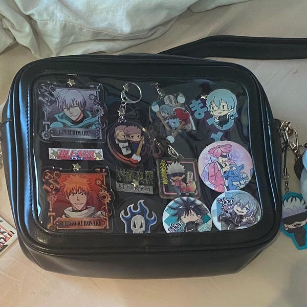 Ita Crossbody Bag, Pin Display Bag, Itabag, Window Bag, Anime Cosplay ...
