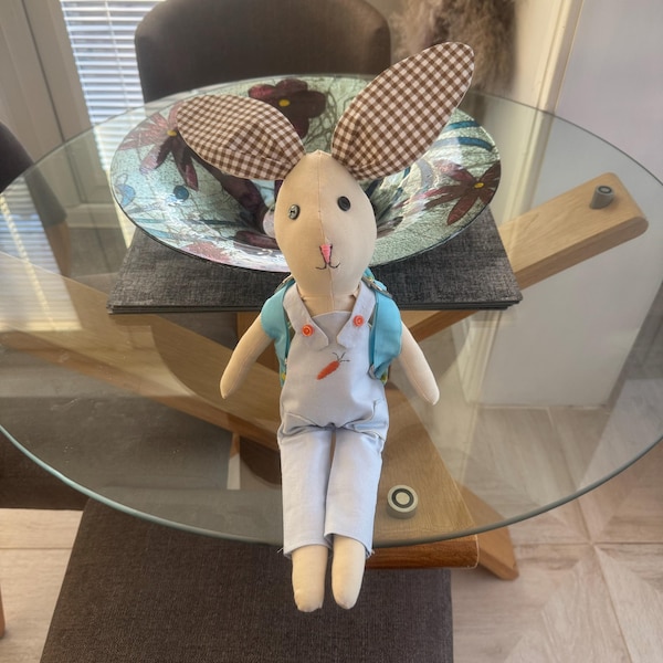 Lacy Bunny Sewing Pattern PDF, Rabbit Plush Sewing Pattern, EASY Photo ...