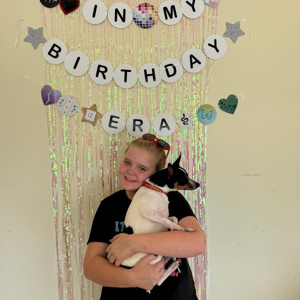 In My Birthday Era Banner, Eras Birthday Party Decorations, Large ...