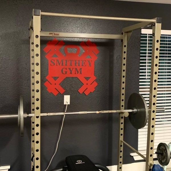 GYM Sign Personalized, Home Gym Sign, Personalized Gym Sign, Crossfit ...