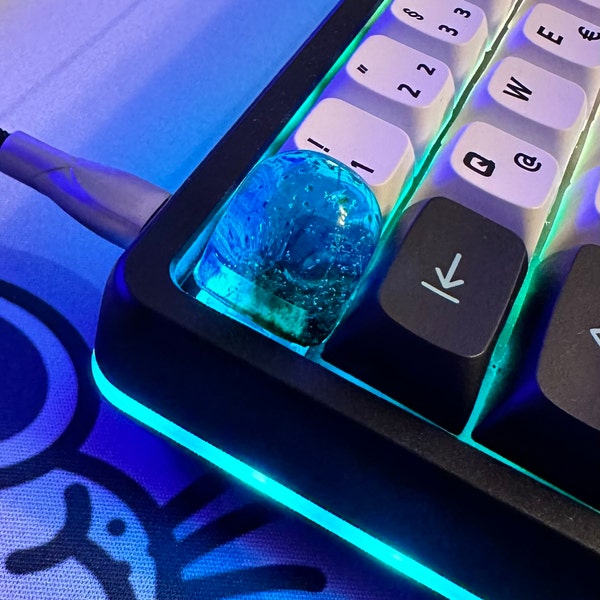 Space Artisan Keycap, Custom Keycaps, Interstellar Galaxy Planet Keycap ...