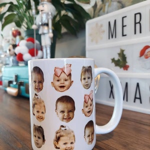 Faces Mug, Custom Face Mug, Funny Photo Mug, Custom Mug, Personalized ...