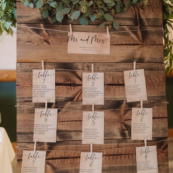 Editable Signs Custom Wedding Table Sign Template Edit in TEMPLETT ...