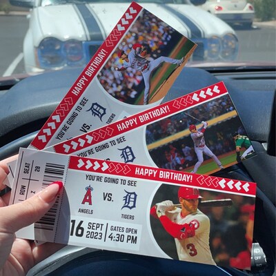 Customized Replica Football Ticket Gift Perfect Way to Give Digital ...