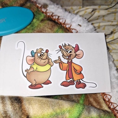 Jaq Jaq and Gus Gus Sticker, Cinderella Sticker, Jaq Jaq Sticker ...