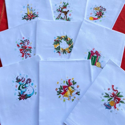 Festive Christmas Machine Embroidery Designs Instant Download 4x4 5x5 ...