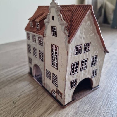 Small Ceramic Original Miniature of the House in Riga, Ceramic Incense ...