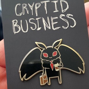 Cryptid Business Enamel Pins | Etsy