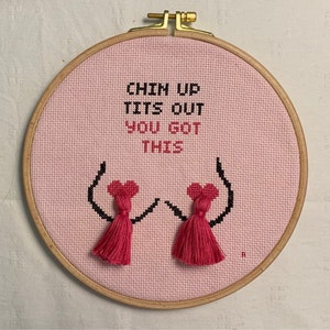 Let Me Overthink About It, Funny/rude/offensive Cross Stitch Kit - Etsy UK