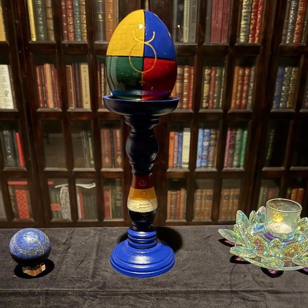 Hekate Robe, Hekate Ritual Robe, Black Tau Robe With Belt, Magic Tunic ...