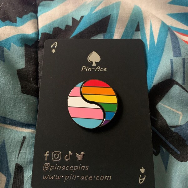 Customizable Pride 2-pin Set UPDATED LGBT Gay Bi Lesbian Trans Ace ...