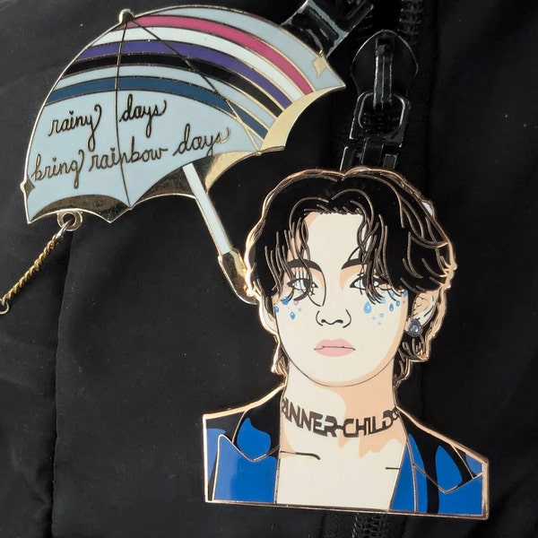 BTS Jungkook Jung Kook Pin Cute Enamel Pin Badge JK Kawaii Bangtan ...