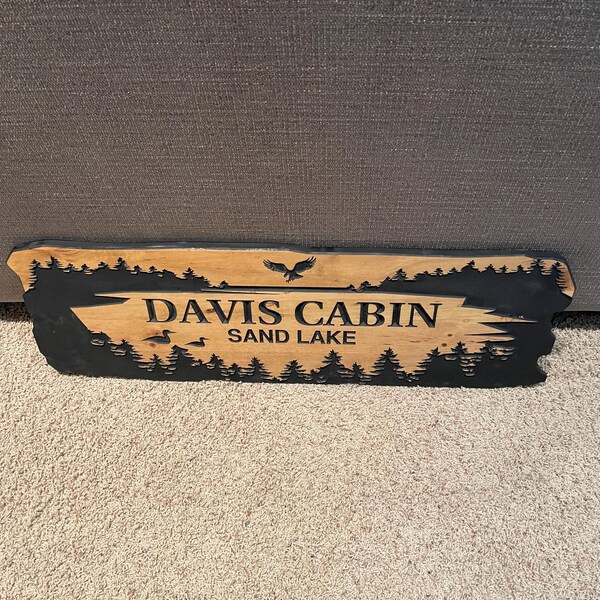 Custom Outdoor Cottage Sign Wooden Anniversary Gift Personalized ...