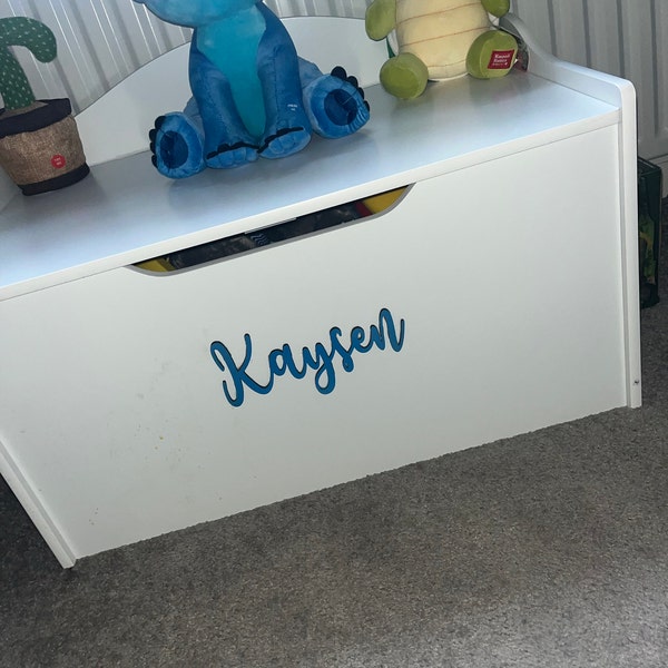 Wooden TOY BOX Name Sign - Personalised Toy Box Sign - Etsy UK