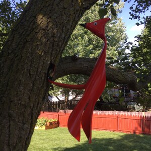 Candy, the Red Cardinal Garden Art - Etsy