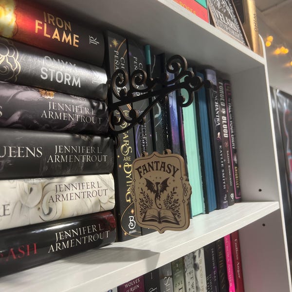 Personalised Thriller Book Tavern Sign, Custom Library Divider, Booktok ...