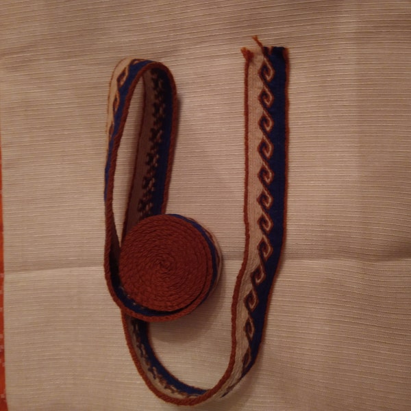 Tablet Woven Belt, Card Woven Braid, Viking Belt, Medieval Belt ...