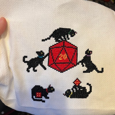 Board Game Meeple Cross Stitch Pattern - Etsy