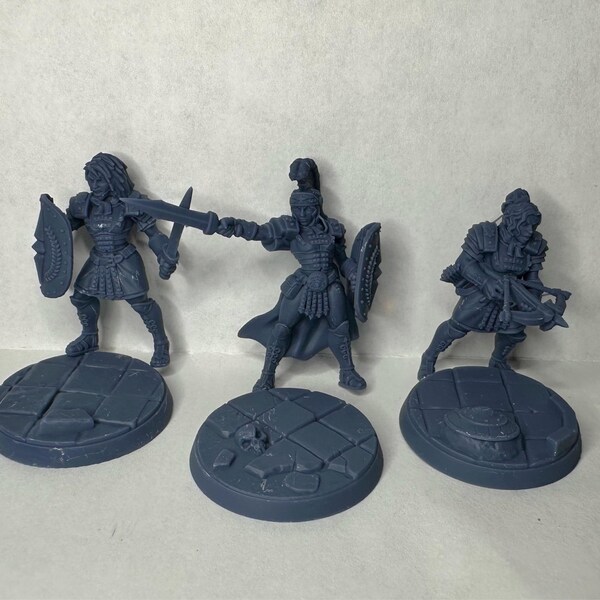 Dwarf Berserker V1 3D Printed Resin Miniature Tabletop Role Playing ...
