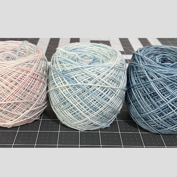 Beach Fade Set- Three Skeins- Hand Dyed Yarn on Superwash Merino - Etsy