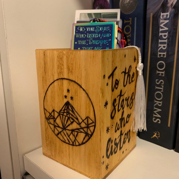 Night Court Bookmark Holder – ACOTAR Desk Organizer – ACOMAF Fan Art ...