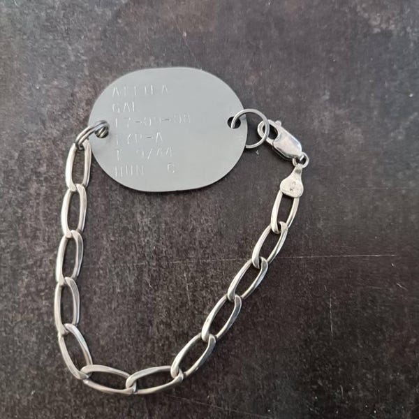 WW2 Dog Tag Set. Notched Style Stainless Steel Tags With Choice of ...