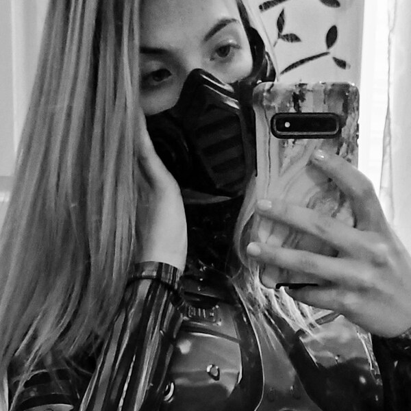 Cold Ninja Cosplay Mask by Wekster - Mortal Face Mask - Made in US ...