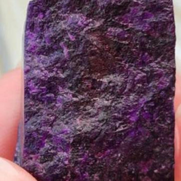 5.7" AAA Gel Sugilite 1.7 LB, RARE Semi Precious Sugilite Gemstone ...