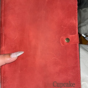 Leather Notebook Cover A5 A6, Refillable Journal Cover, Personalized ...