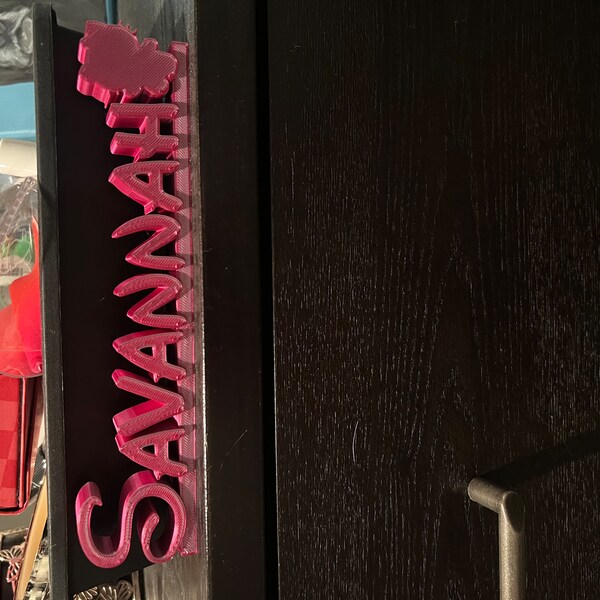 Custom Disney Inspired 3D Printed Name Plates Personalized Character ...