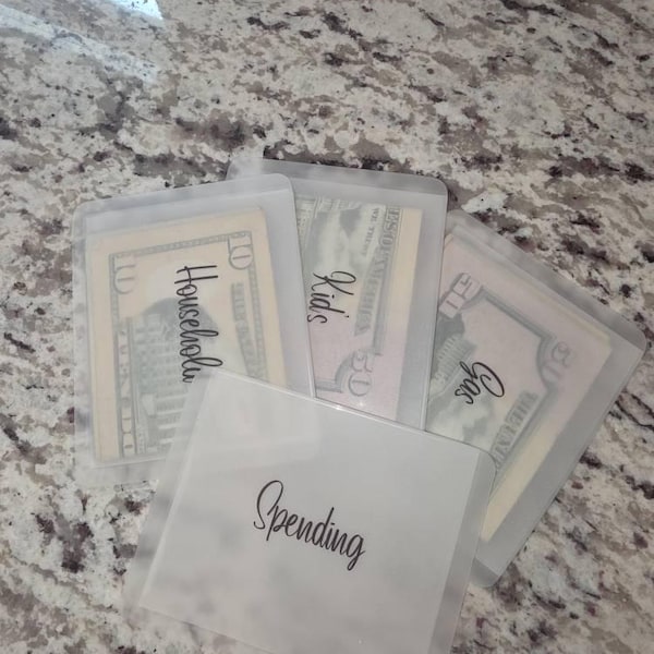 Mini Cash Envelopes Vellum Matte Cash Envelopes Wallet Size Cash ...