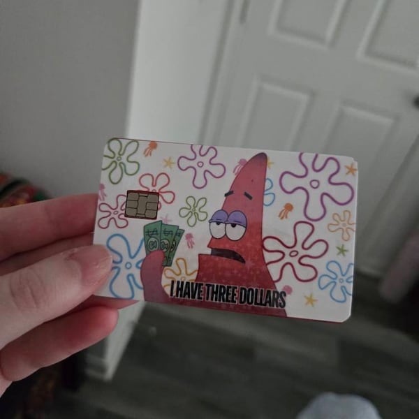 Holographic Spooky Vibes Card Sticker Halloween Credit Card Skin Spooky ...
