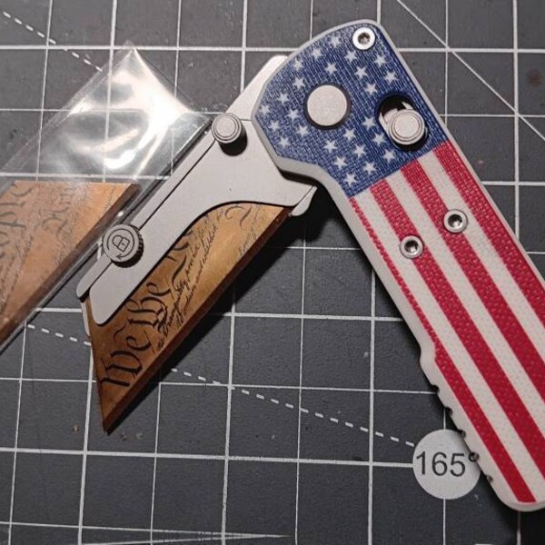 Laser Etched Utility Blade, Custom Utility Knife Blades, Laser Engraved ...