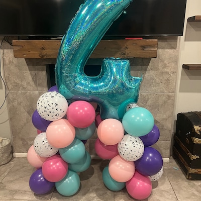 SHARK Balloon Shark Mylar Balloon Under the Sea Party Beach Birthday ...