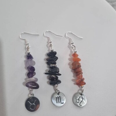 12mm Zodiac Charms Silver Stainless Steel Round Zodiac Signs - Etsy