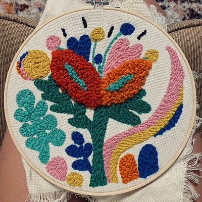 Easy DIY Tufted Bird Rug Kit for Square Carpet - Etsy